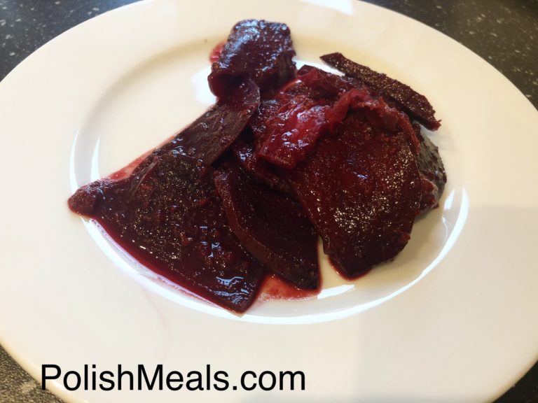 Korean Kimchi (Beet Root) Recipe | Polish Meals & Cooking