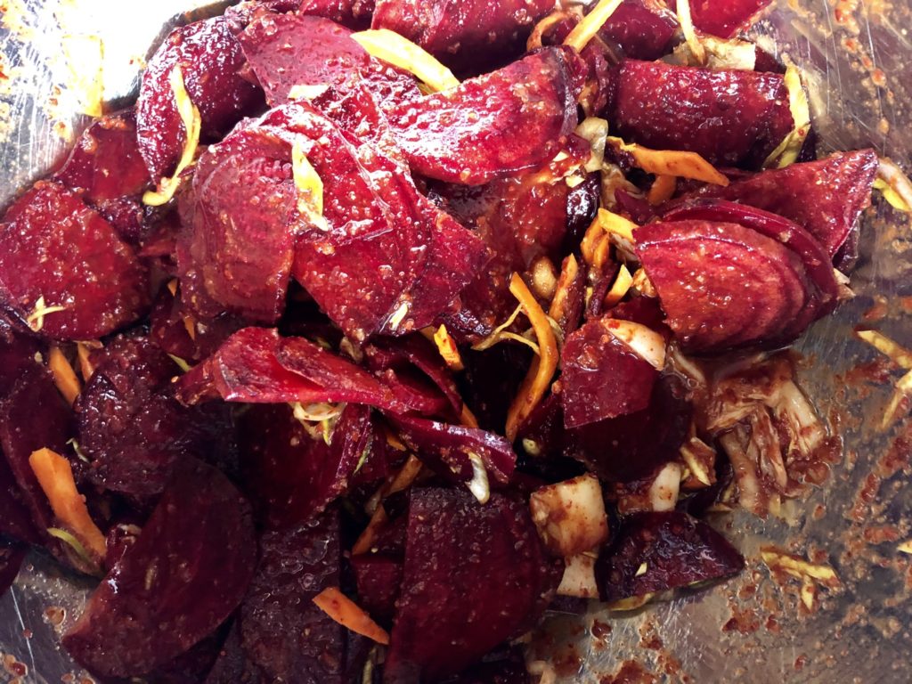 Korean Kimchi (Beet Root) Recipe | Polish Meals & Cooking