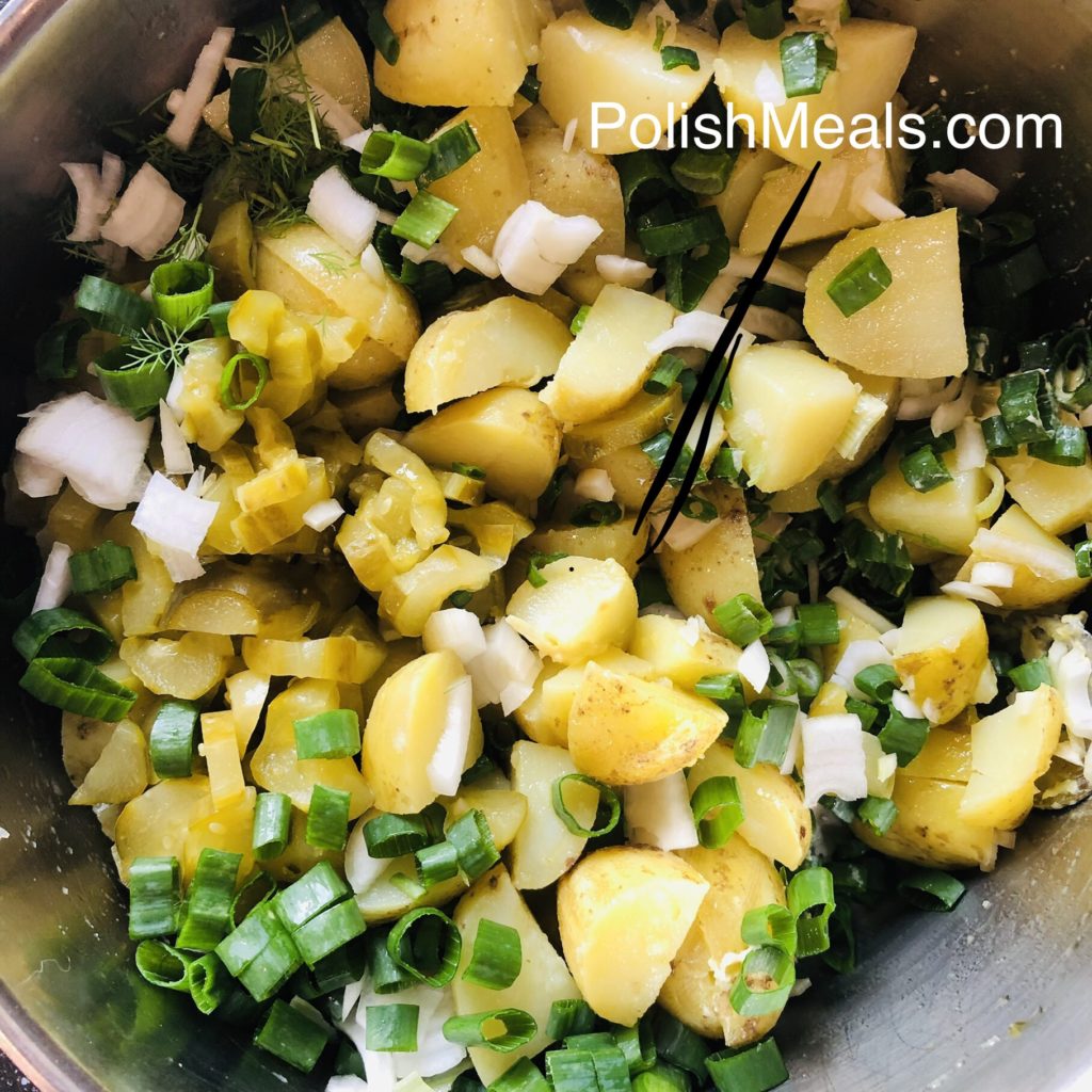 Polish Potato Salad Recipe | Polish Meals & Cooking