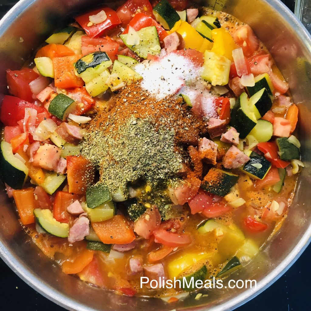 Polish ‘Leczo’ Vegetable & Sausage Stew Recipe | Polish Meals & Cooking