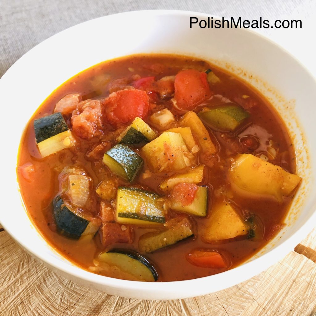 Polish â€˜Leczoâ€™ Vegetable & Sausage Stew Recipe | Polish Meals & Cooking