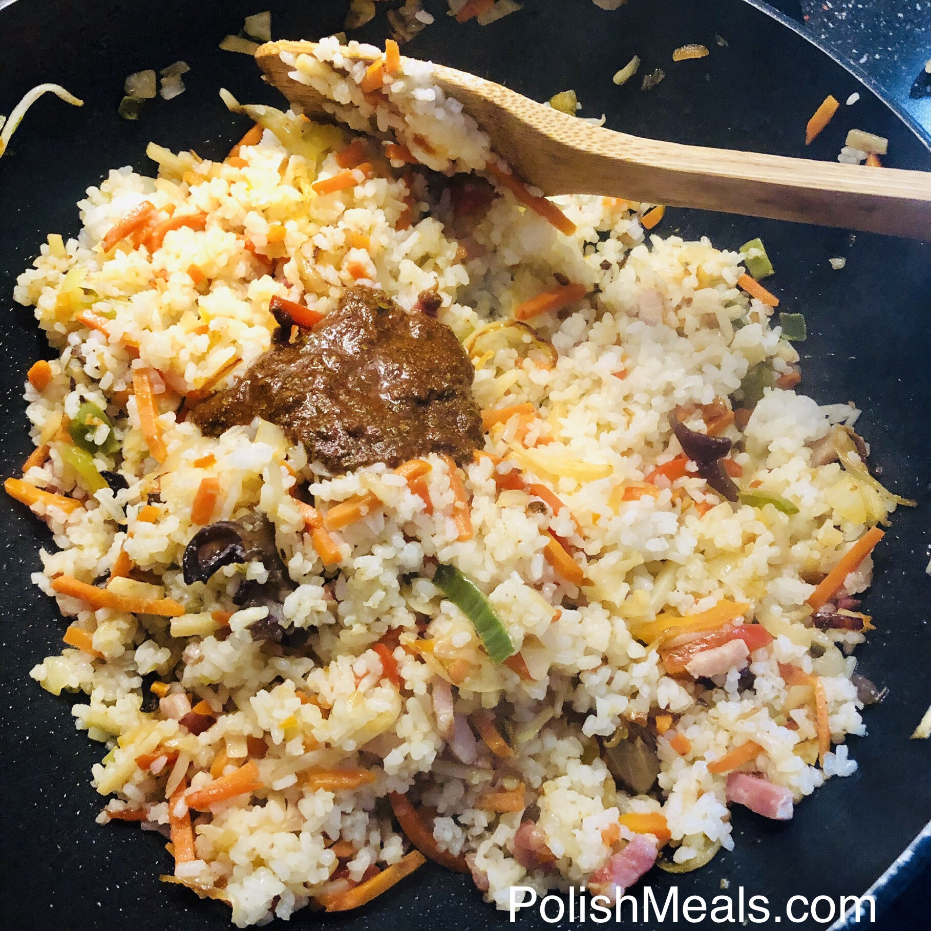 Polish-Asian Fried Rice with Veggies & Bacon ‘Lankan-style’ | Polish ...